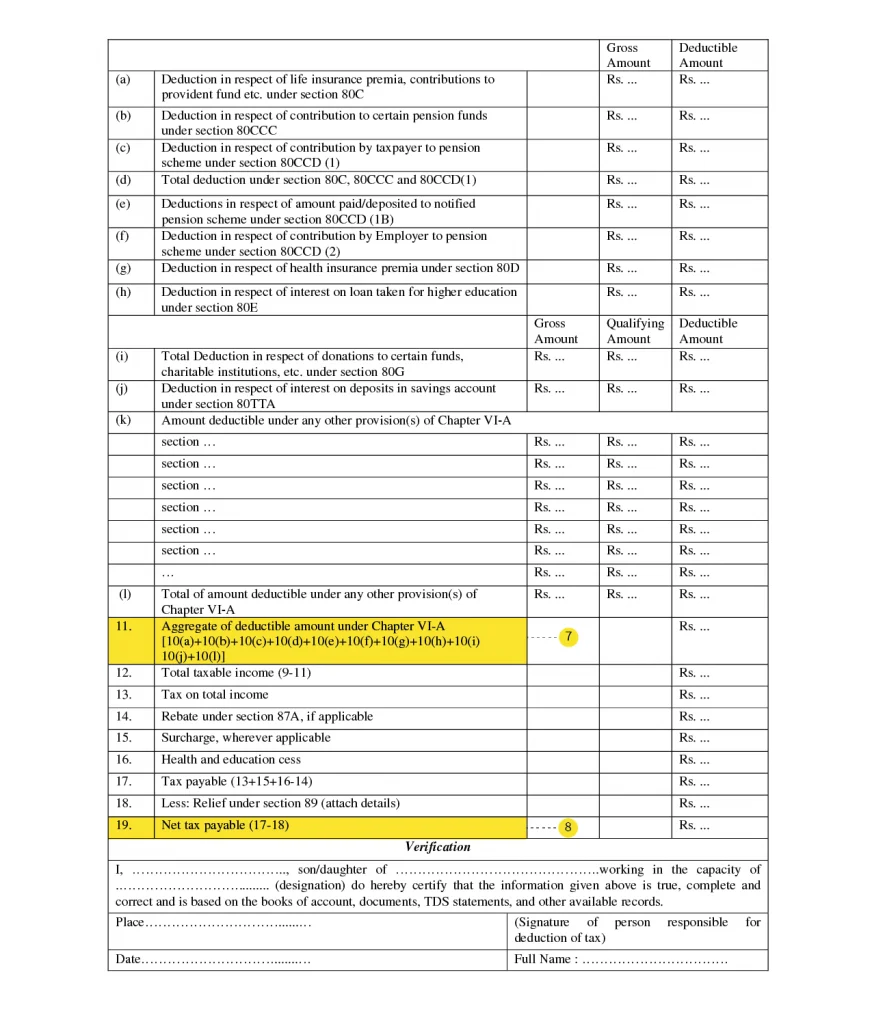 Form 16 Assessment Year 2023 24 Printable Forms Free Online