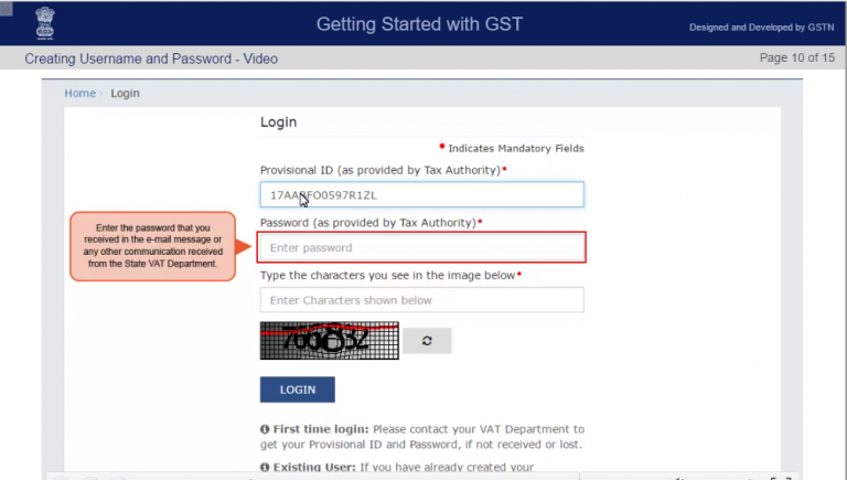 GST Enrollment : Process for Goods and Services Tax Enrollment