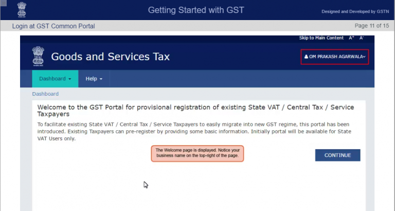 GST Enrollment : Process for Goods and Services Tax Enrollment