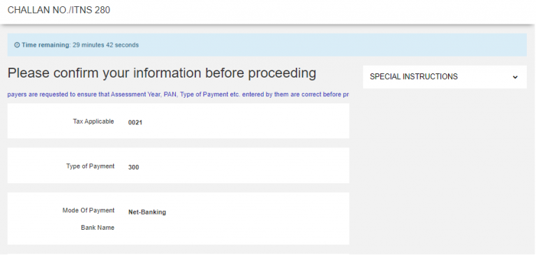 Challan 280 - Income Tax Online Payment using Challan 280 - ITNS 280 ...