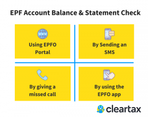 PF Balance Check - How to check your PF Account Balance & Statements ...