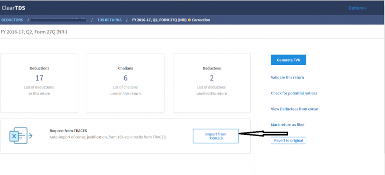How to make corrections to TDS returns in Cleartds