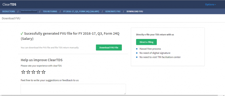 How to prepare TDS return on Taxcloud’s ClearTDS