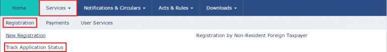 How to check GST Registration Status - GST Application ARN Status