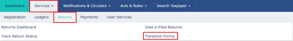 How to File TRAN-1 on GST Portal?