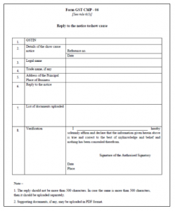 Form GST CMP- 05, CMP- 06 and CMP- 07
