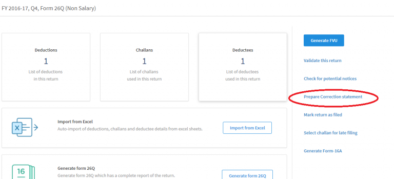 How to Import conso file in ClearTDS
