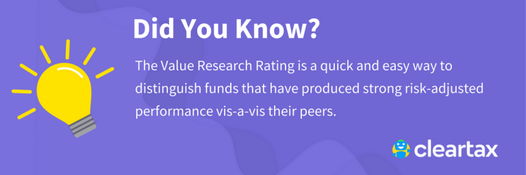 Value Research Rating - Meaning, Calculation and How to Use It