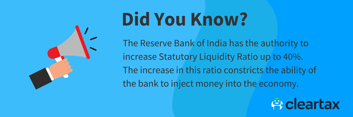 SLR - Statutory Liquidity Ratio - Objective, Components & Comparison