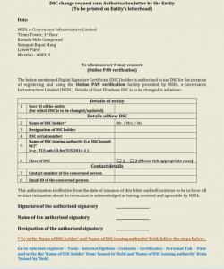 Steps to Follow while Applying for Renewal or Change in DSC