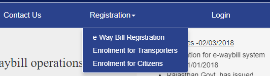 E Way Bill Portal Login Guide - https://ewaybillgst.gov.in/