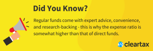 Choose to buy direct and regular funds based on your market knowledge ...