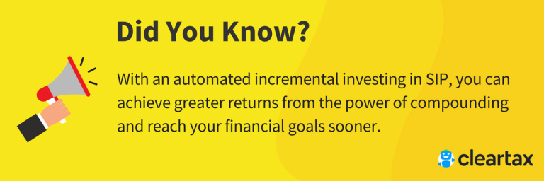 Step-up SIP : What is it and how to do it?