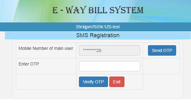 Generate Modify Or Delete Eway Bill Using SMS Taxup India