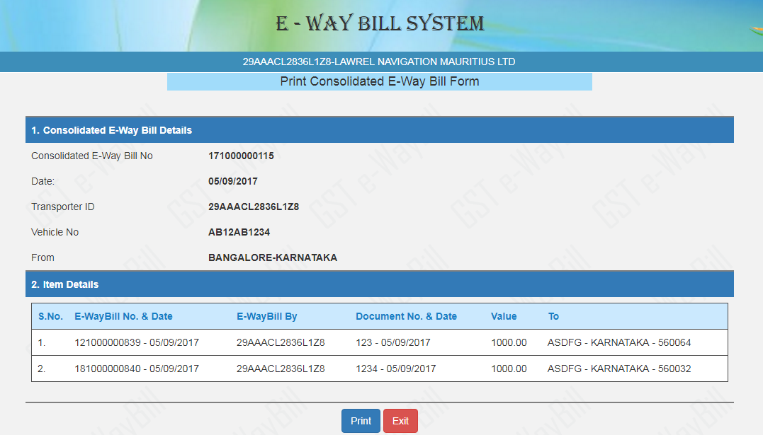How To Generate E Way Bill For Multiple Invoices 