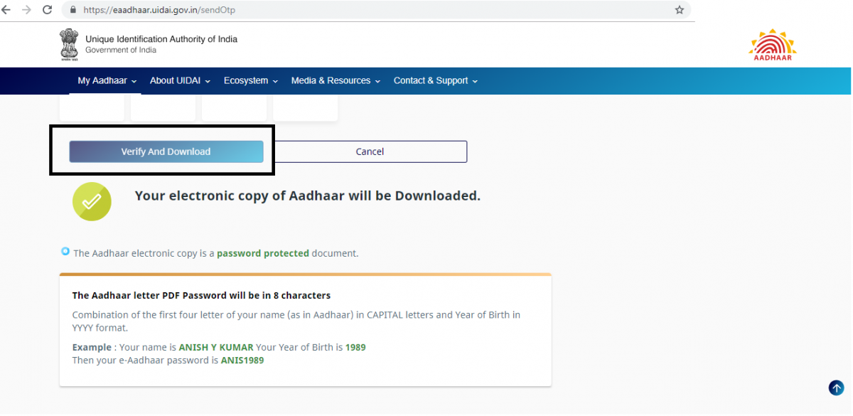 Aadhaar Card Download - Download Aadhar Card Online With Aadhaar Number ...