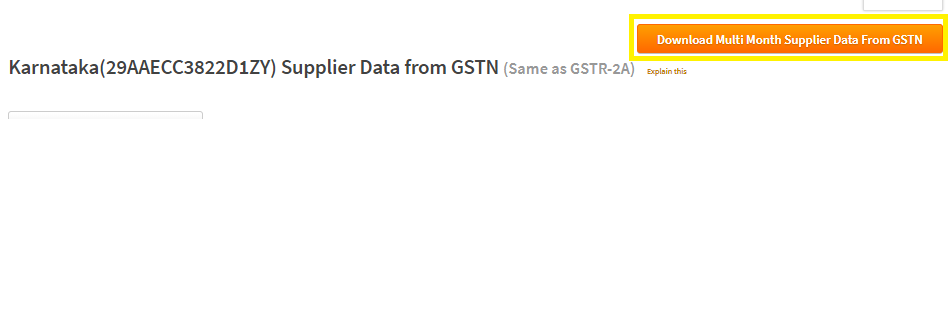 GSTR-2A Report : Importance and Uses of Multi month GSTR 2A