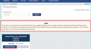 How To File GSTR-9A On The GST Portal
