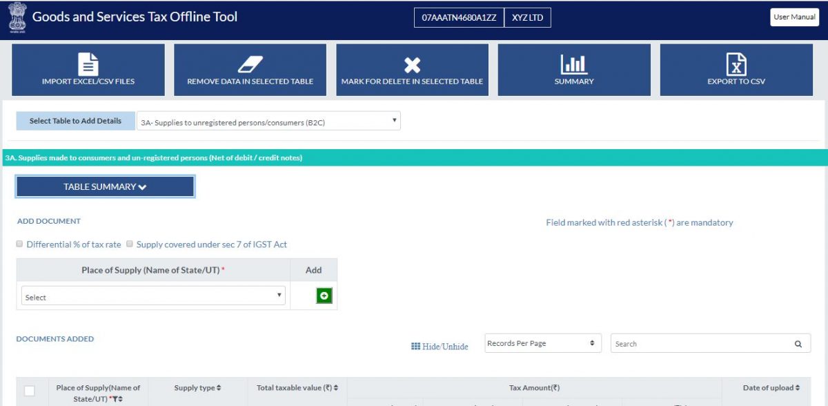 How to prepare FORM GST ANX-1 Offline using the prototype ANX-1 Offline ...