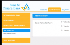 Canara Bank Net Banking - Registration and Log In Process