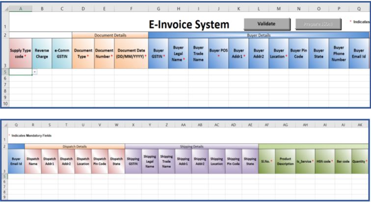 e-Invoice Bulk Generation facility on Invoice Registration Portal (IRP ...