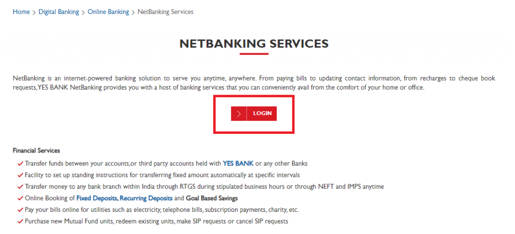 YES BANK Net Banking - How to Register, Login, and Transfer Funds?