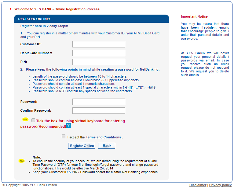 YES BANK Net Banking - How to Register, Login, and Transfer Funds?