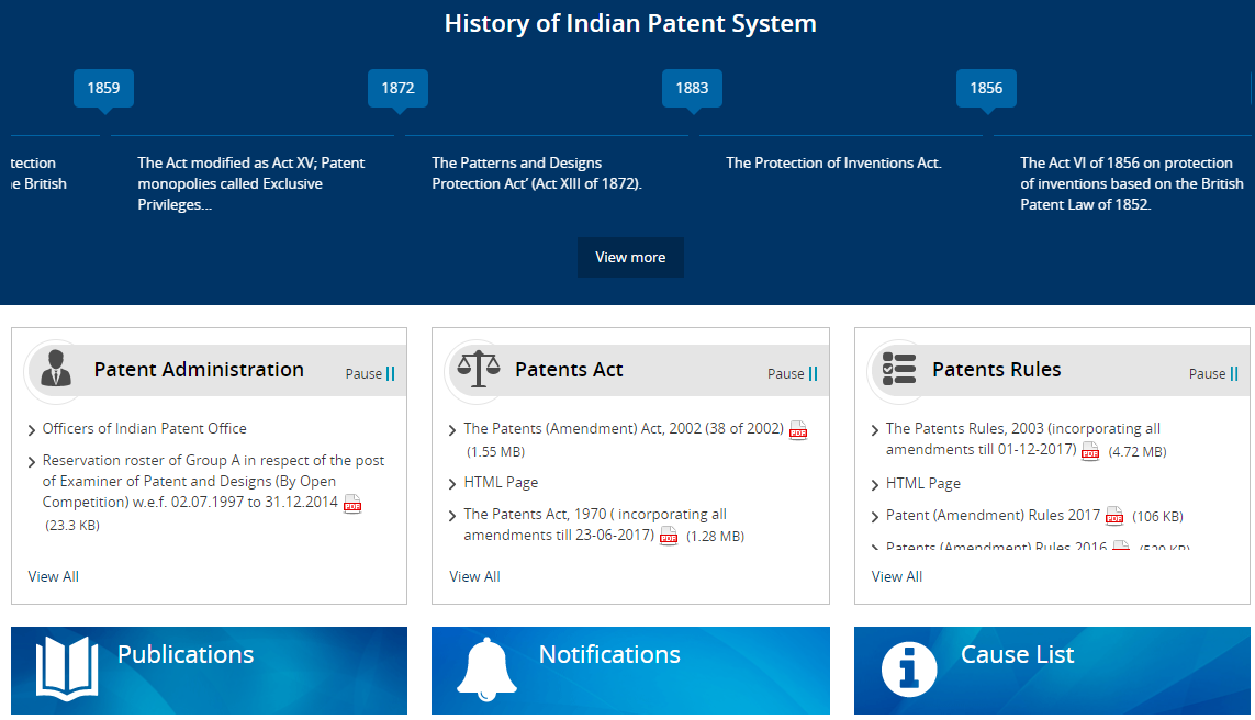 www.ipindia.nic.in - All about IP India Website for Patents, Trademarks ...