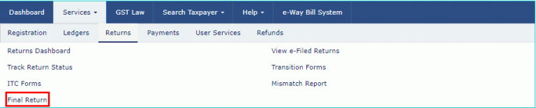 Step-by-step Guide to file GSTR-10: Final Return on cancellation of GST ...