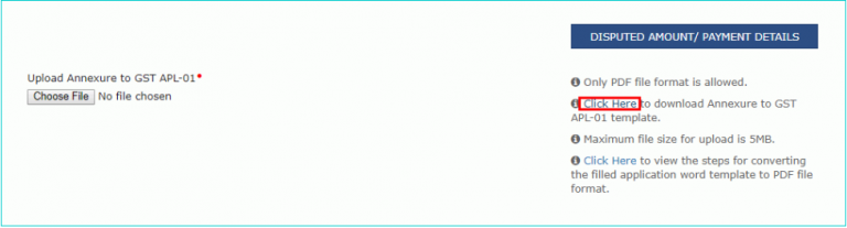 How to file an appeal against Demand Order in Form APL-01 on GST portal?