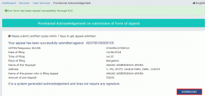 How to file an appeal against Demand Order in Form APL-01 on GST portal?