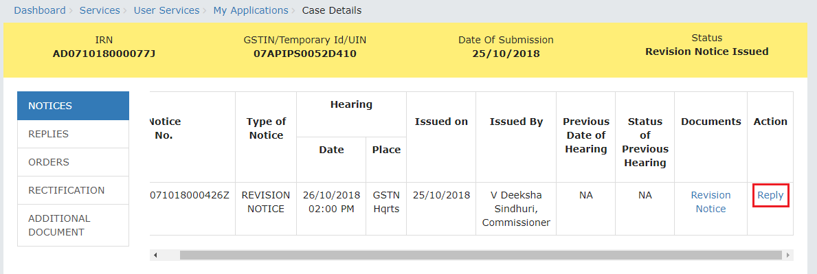 Guide to Reply and Rectification Request during GST Revision Order ...
