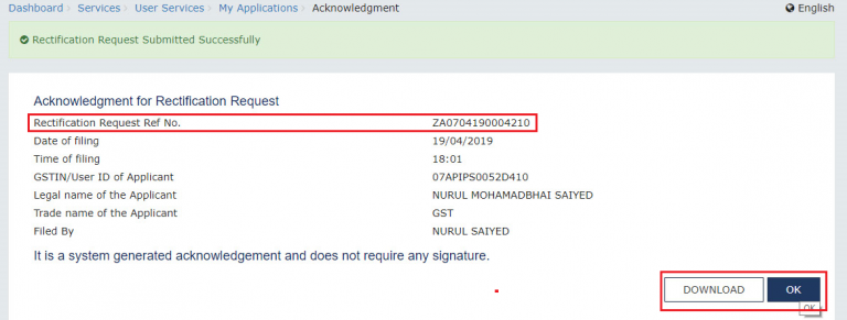 Guide to Reply and Rectification Request during GST Revision Order Proceedings on GST Portal