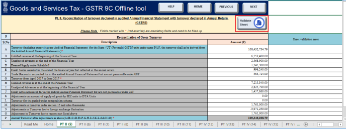 Step by Step Guide to File GSTR-9C using Offline Utility