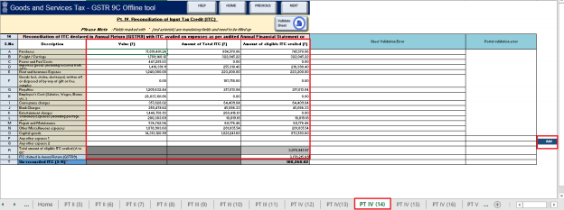 Step by Step Guide to File GSTR-9C using Offline Utility