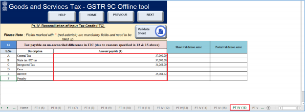 Step by Step Guide to File GSTR-9C using Offline Utility