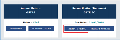 Step by Step Guide to File GSTR-9C using Offline Utility