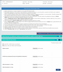 Step by Step Guide to File GSTR-9C using Offline Utility