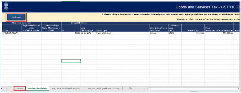 Step by Step Guide to File GSTR-10- Final Return using Offline Utility