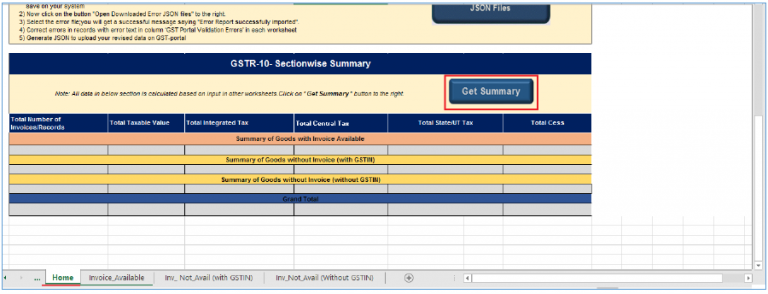 Step by Step Guide to File GSTR-10- Final Return using Offline Utility