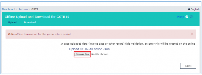 Step by Step Guide to File GSTR-10- Final Return using Offline Utility