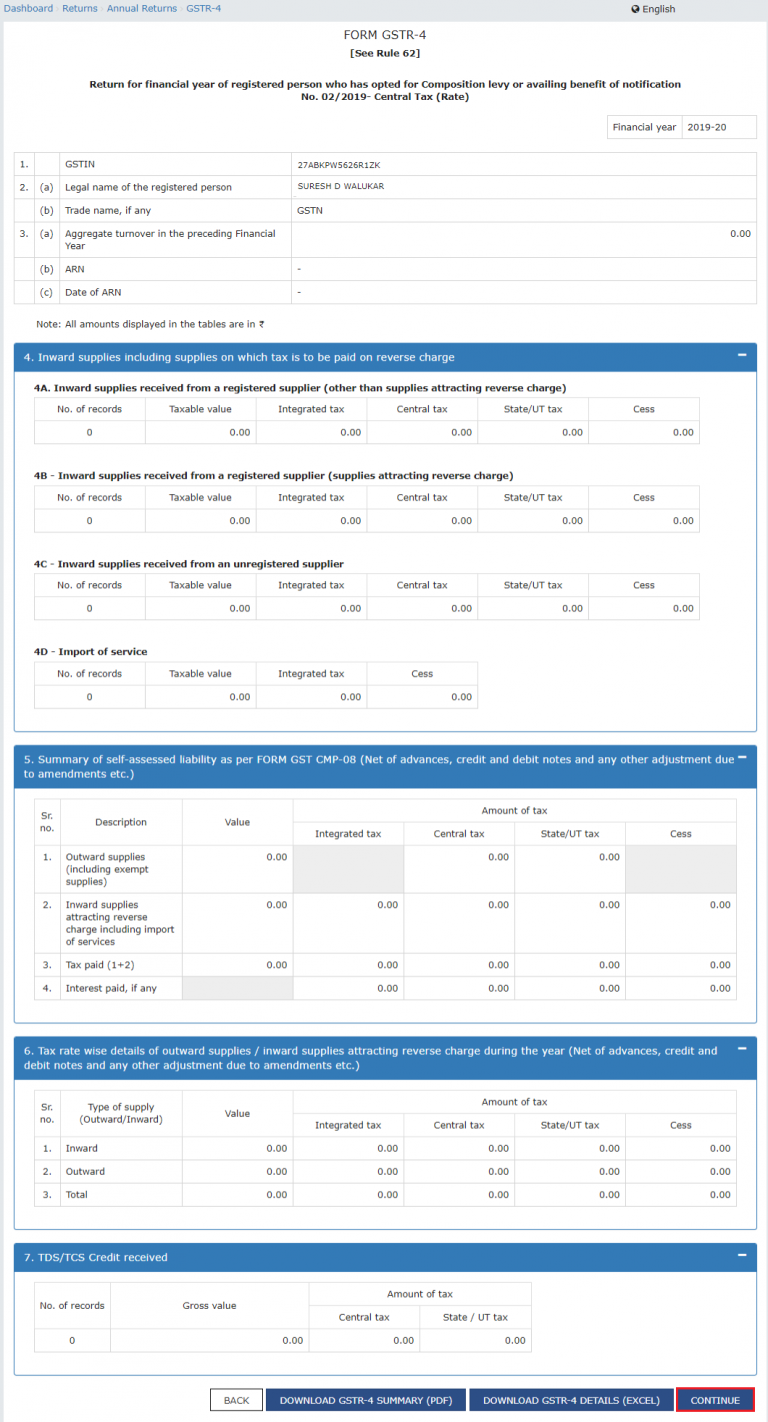 Steps to file GSTR-4 on GST Portal: Prerequisites & Procedure