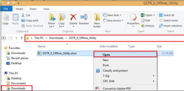 Step-by-step Guide to file GSTR-8 using the Offline Utility on GST Portal