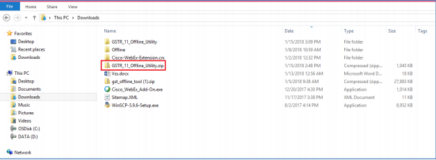 How to file GSTR-11 using the offline tool?