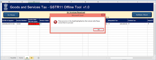 How to file GSTR-11 using the offline tool?