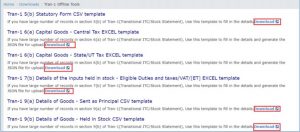 How to file TRAN-1 on the GST portal using the offline tool?