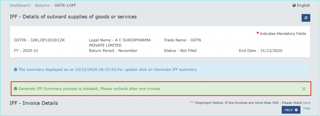IFF - Step-by-Step Process For Uploading Invoices Using the Invoice ...
