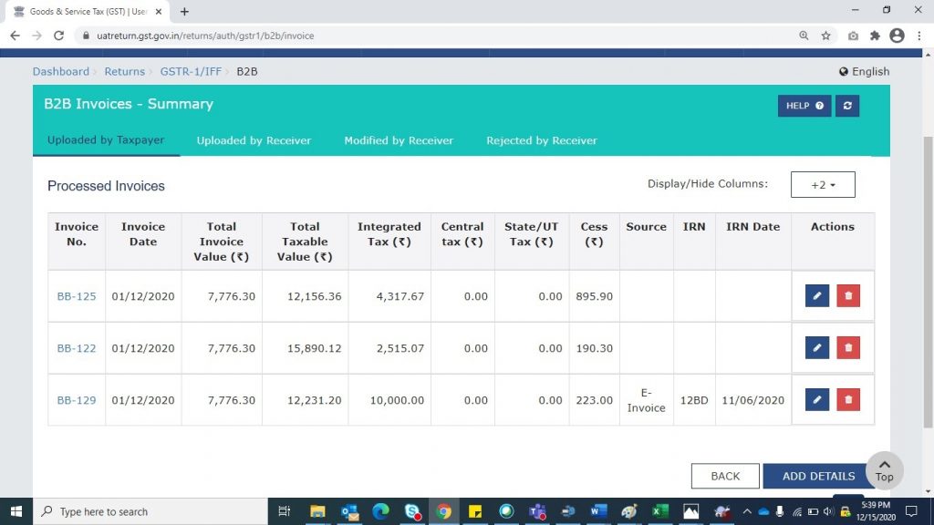 Step-By-Step Guide to Edit e-Invoice Data in the GSTR-1