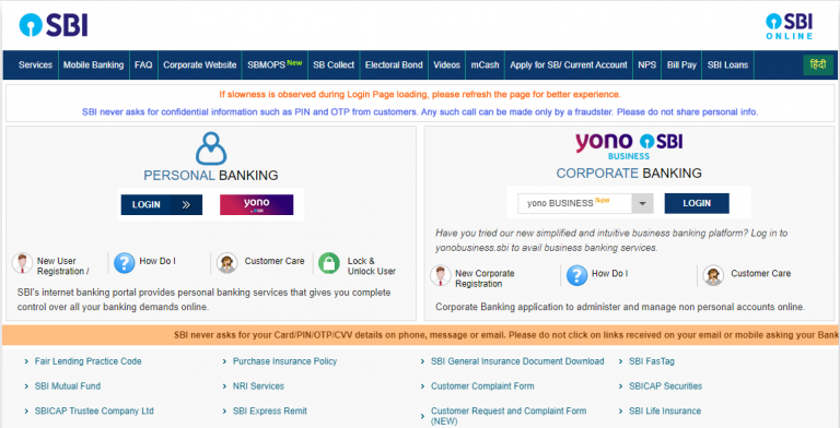 SBI Net Banking - SBI Internet Banking - SBI Online Net Banking ...