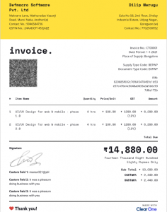 GST I GST Invoice Details I Essential Information